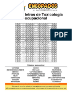 Sopa de Letras: Seguridad y Salud Laboral | PDF