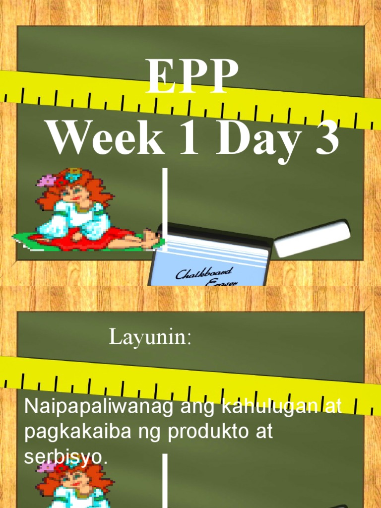 EPP Week 1 Day 3 | PDF