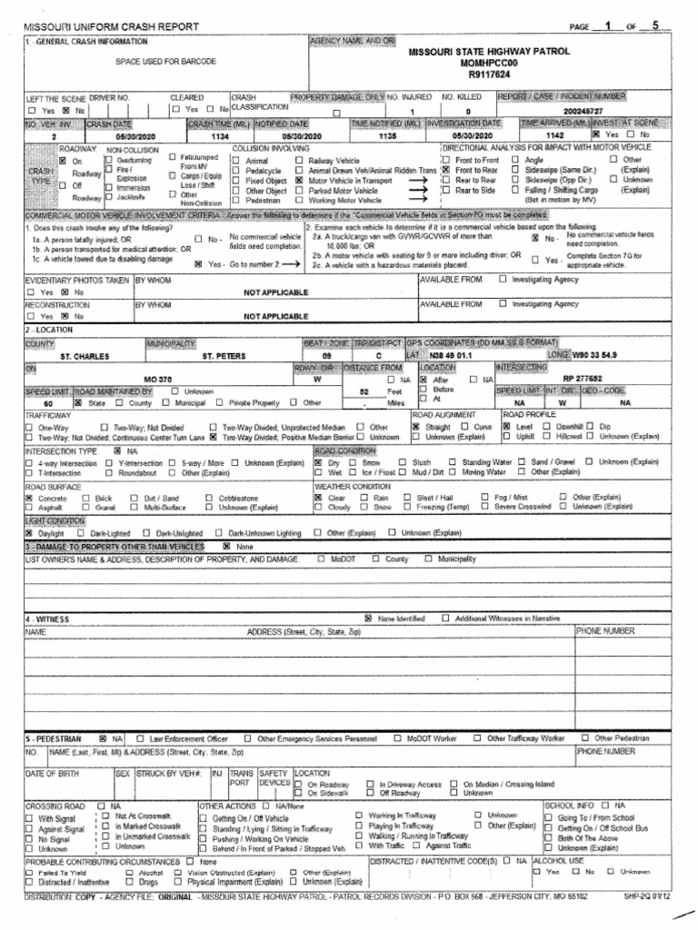 Crash Report - Tim Johnson Fatal Accident | PDF