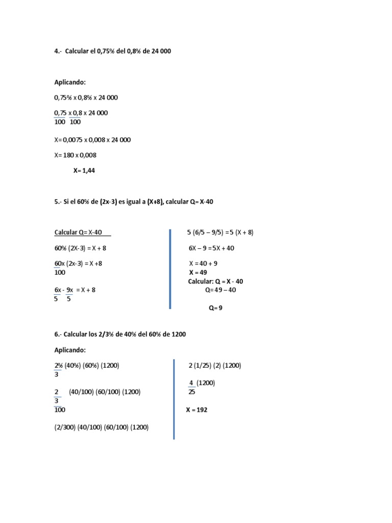 Calculating percentages within percentages to solve multi-step word ...