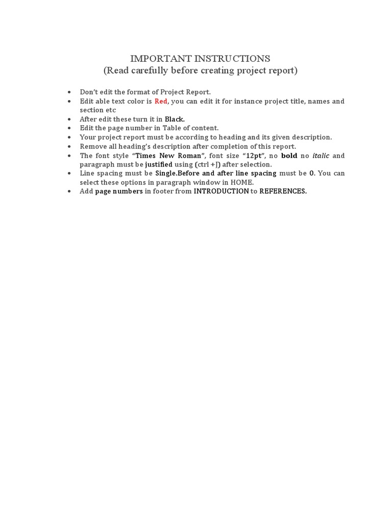 Project Report Formatting Guide | PDF | Abstract (Summary) | Computing