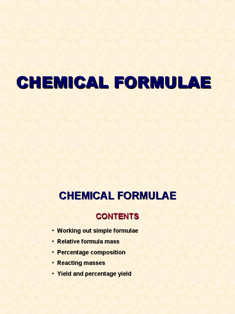 Chemical Formulae: Constructing Formulae from Ions | PDF | Sodium | Potassium Chloride