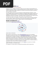 Modelo atómico de Nagaoka y Saturnino | PDF | Átomos | Núcleo atómico