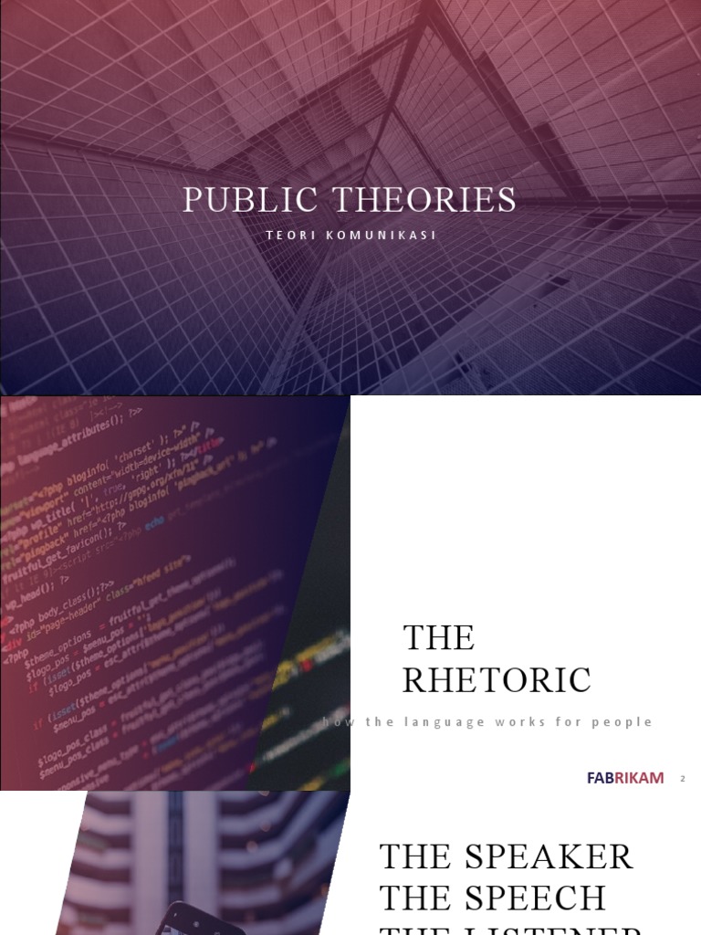 Public Theories | PDF | Rhetoric | Human Communication