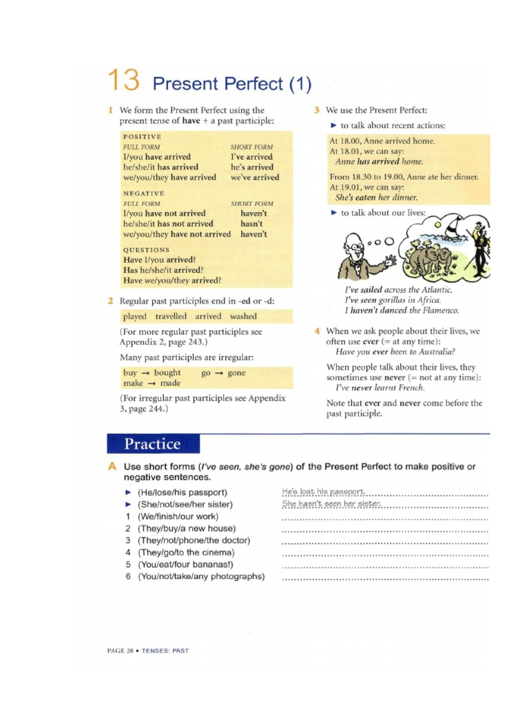 Present Perfect | PDF