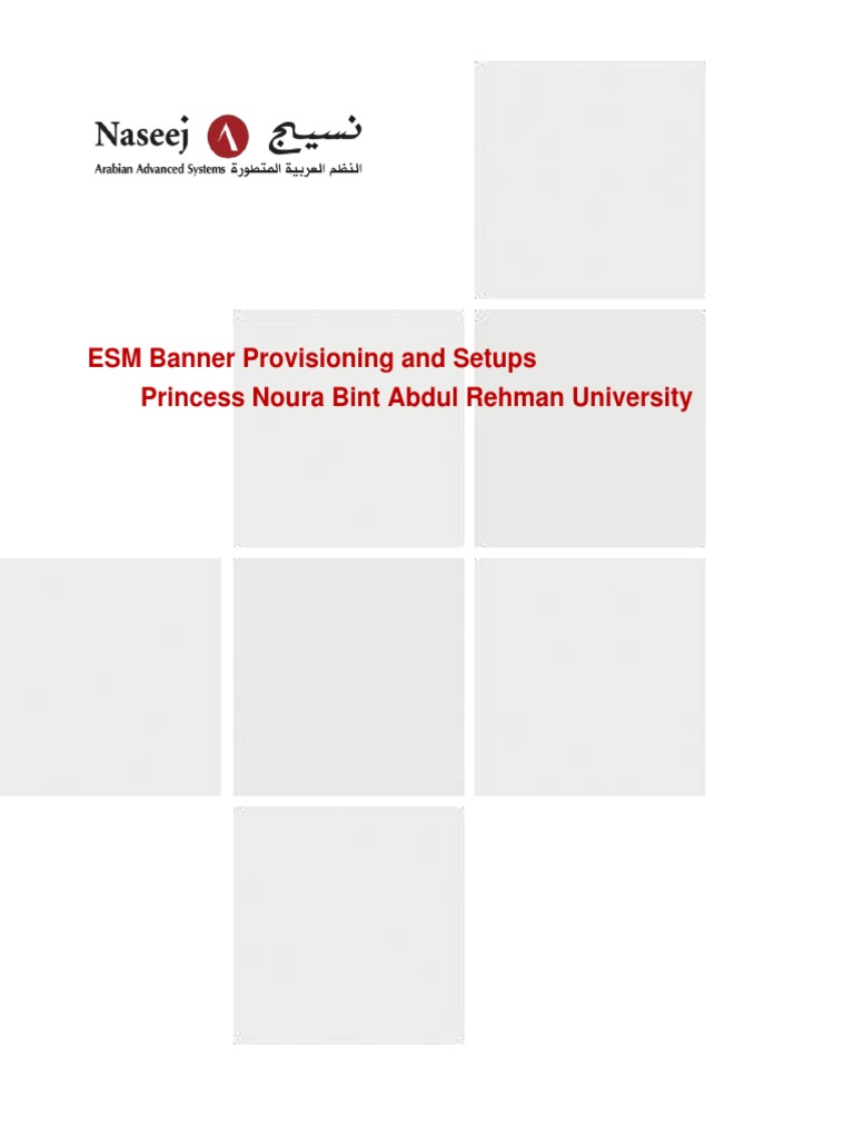 ESM Banner Provisioning - Installation - PNU | PDF | Superuser | Web Server