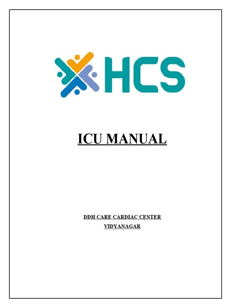 ICU Procedures Manual | PDF | Intravenous Therapy | Intensive Care Unit