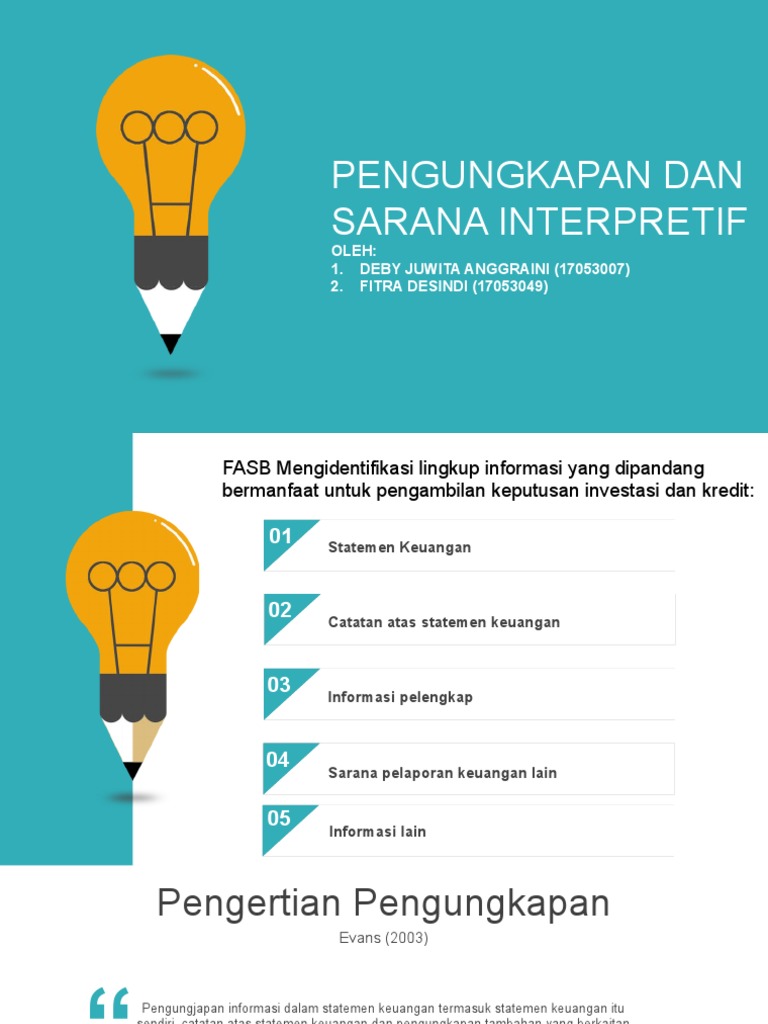Pengungkapan Dan Sarana Interpretif | PDF
