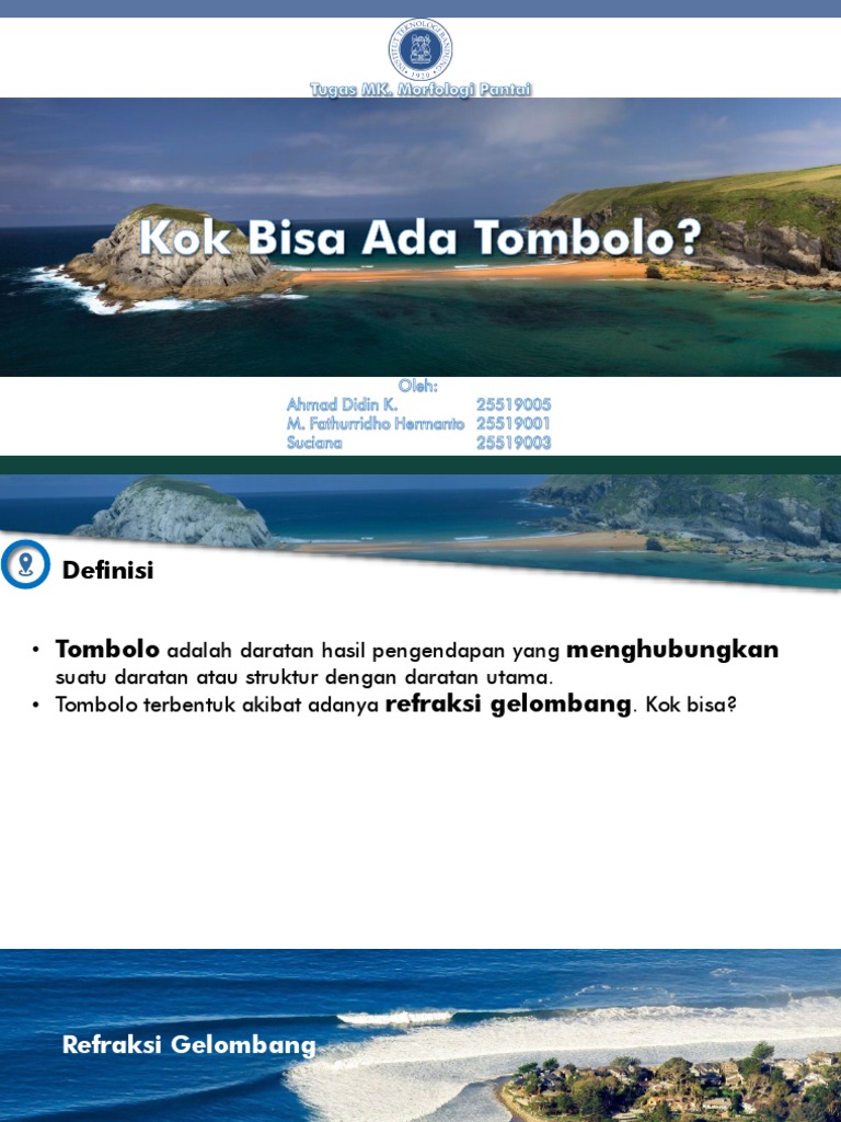 Proses Pembentukan Tombolo Geografi | PDF | Sains & Matematika