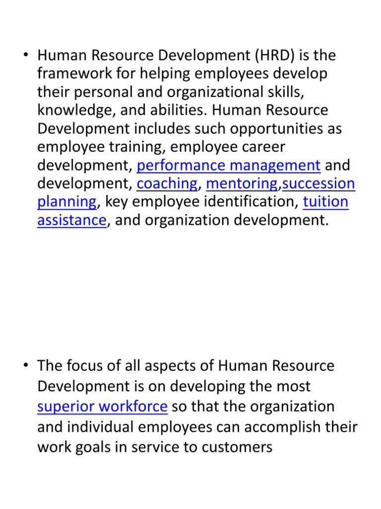 HRM vs HRD: Understanding the key differences | PDF | Human Resources ...