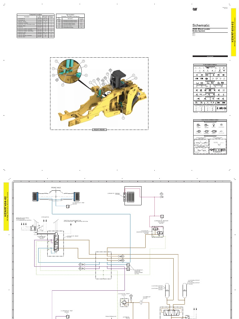 994K Wheel Loader Brake System | PDF | Valve | Chemical Engineering