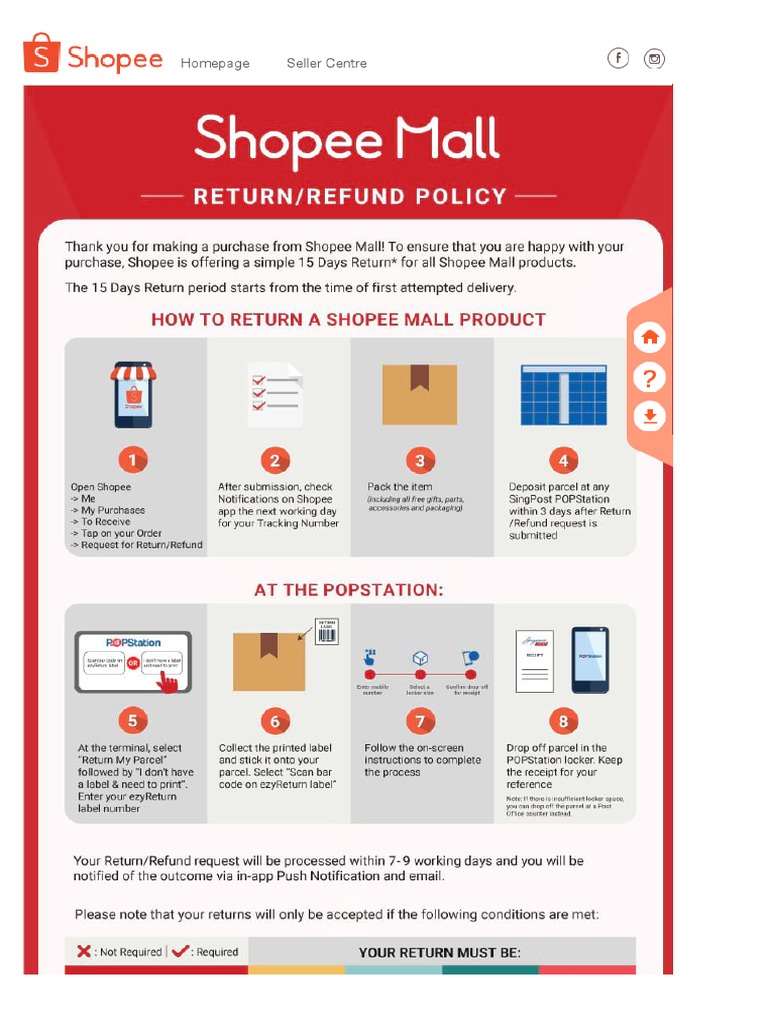 Homepage Seller Centre | PDF