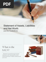 Saln Format 2025 Natingor | PDF | Financial Accounting