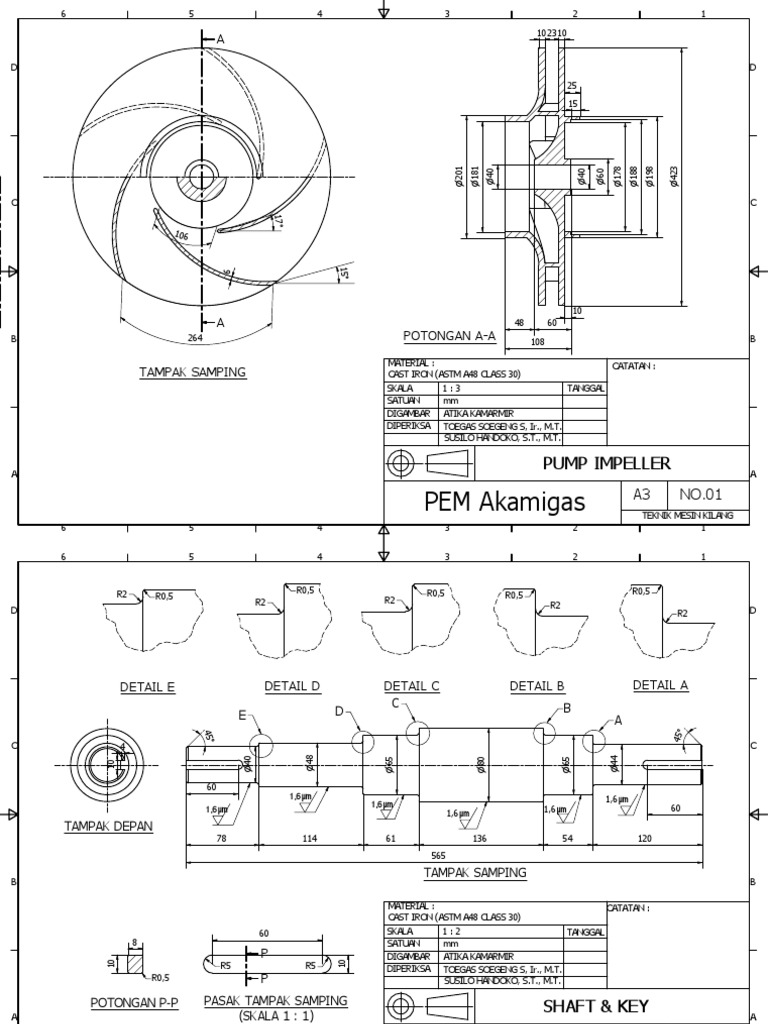 PEM Akamigas: Pump Impeller | PDF | Fluid Mechanics | Liquids