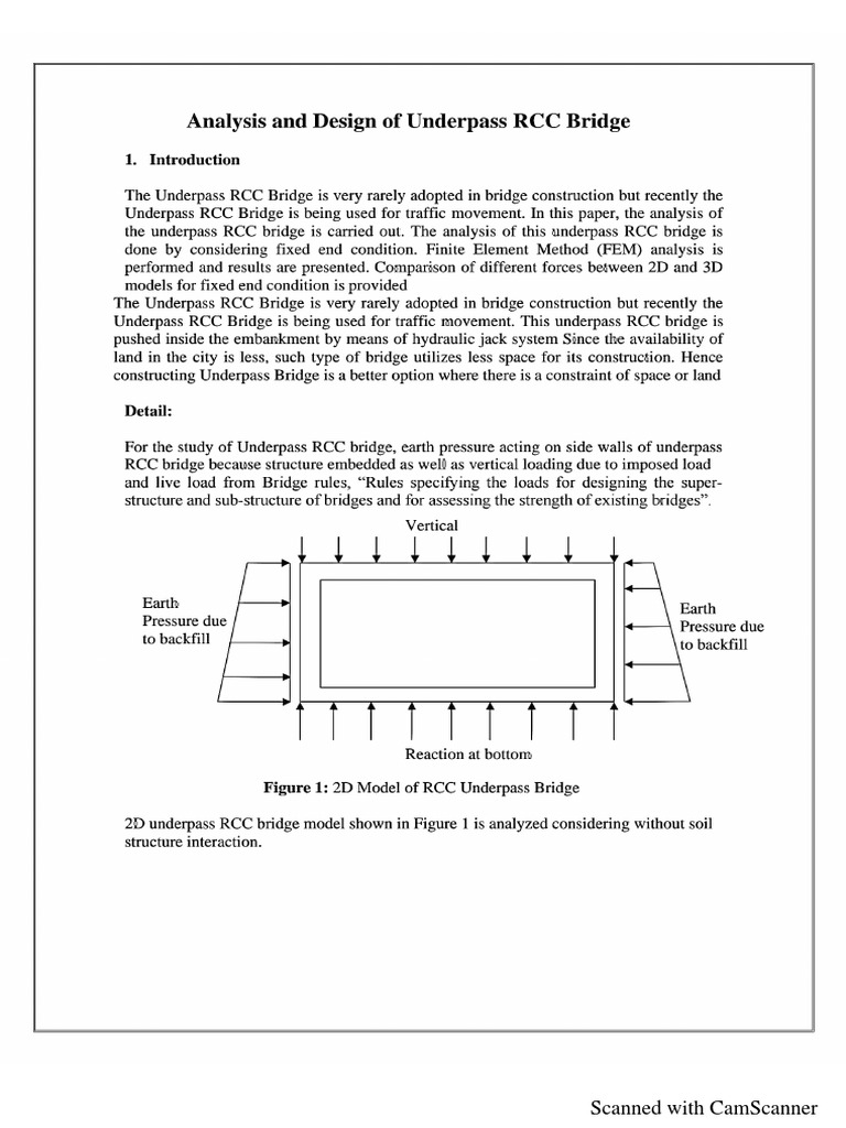 Underpass Design | PDF