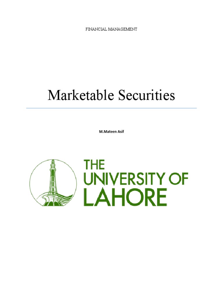 FM - Assignment #1 | PDF | Bonds (Finance) | Securities (Finance)