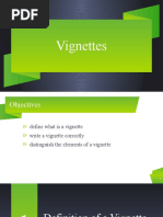 Writing Effective Vignettes Guide | PDF | Poetry