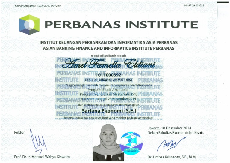 IJAZAH - Amel | PDF