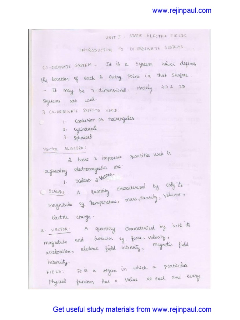 Ec6403 Emf Notes Rejinpaul Pdf Pdf