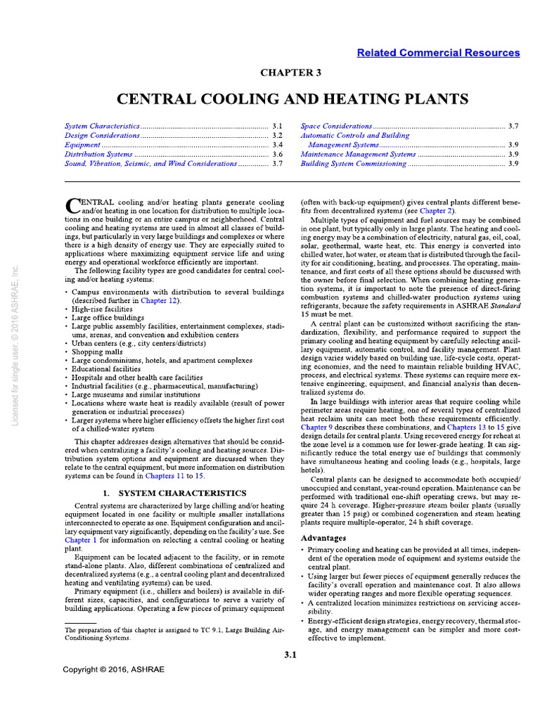 2016 ASHRAE Handbook - HVAC Systems and Equipment Ch3 IP | PDF