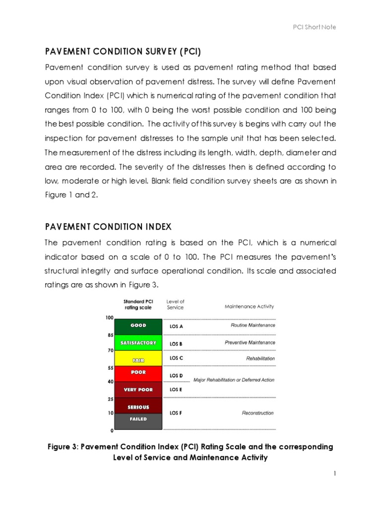 Pavement Condition Survey | PDF | Road Surface | Nature