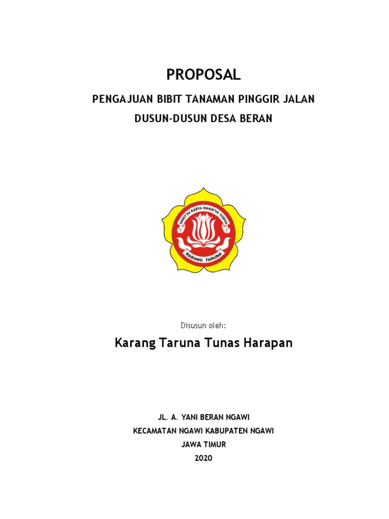 Proposal Bibit Tanaman Desa Beran | PDF