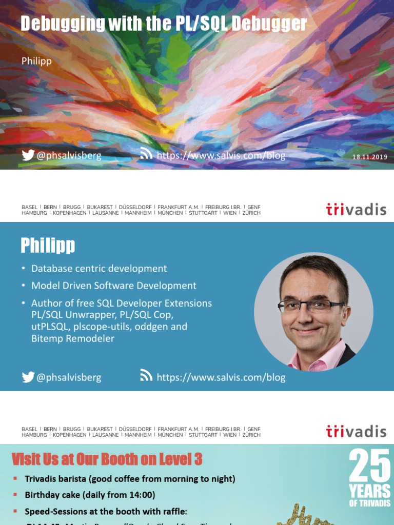 Debugging With The Plsql Debugger Philipp Pdf Plsql Sql