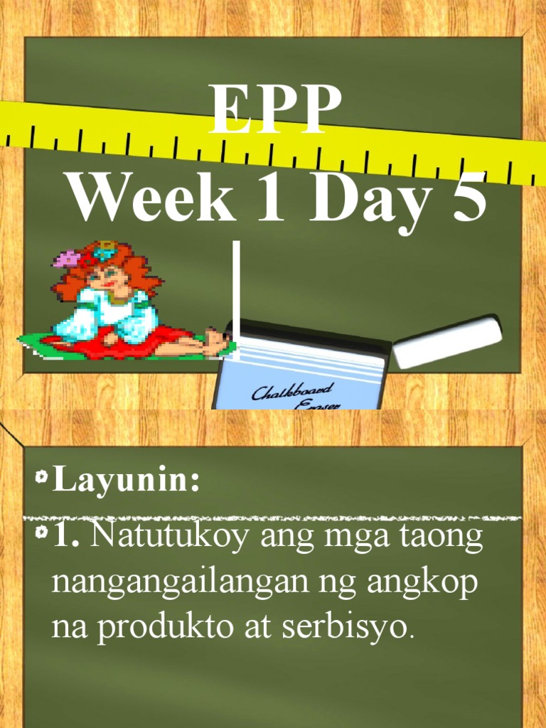 EPP Week 1 Day 5 | PDF