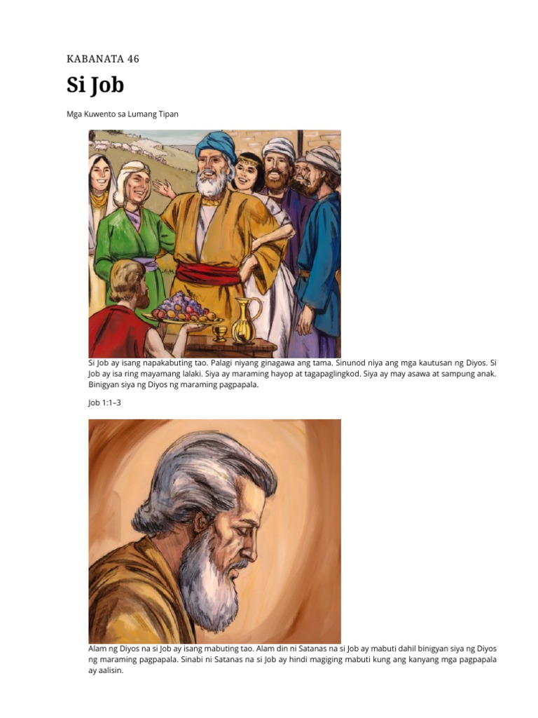 Kabanata 46 - Si Job PDF | PDF