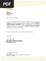 Modelo de Carta Testigo | PDF