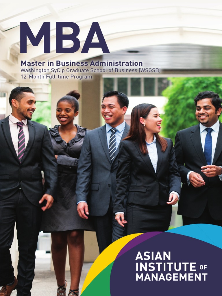 Master in Business Administration: Washington Sycip Graduate School of ...