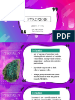 Pyroxene Mineral Group | PDF | Minerals | Mineralogy