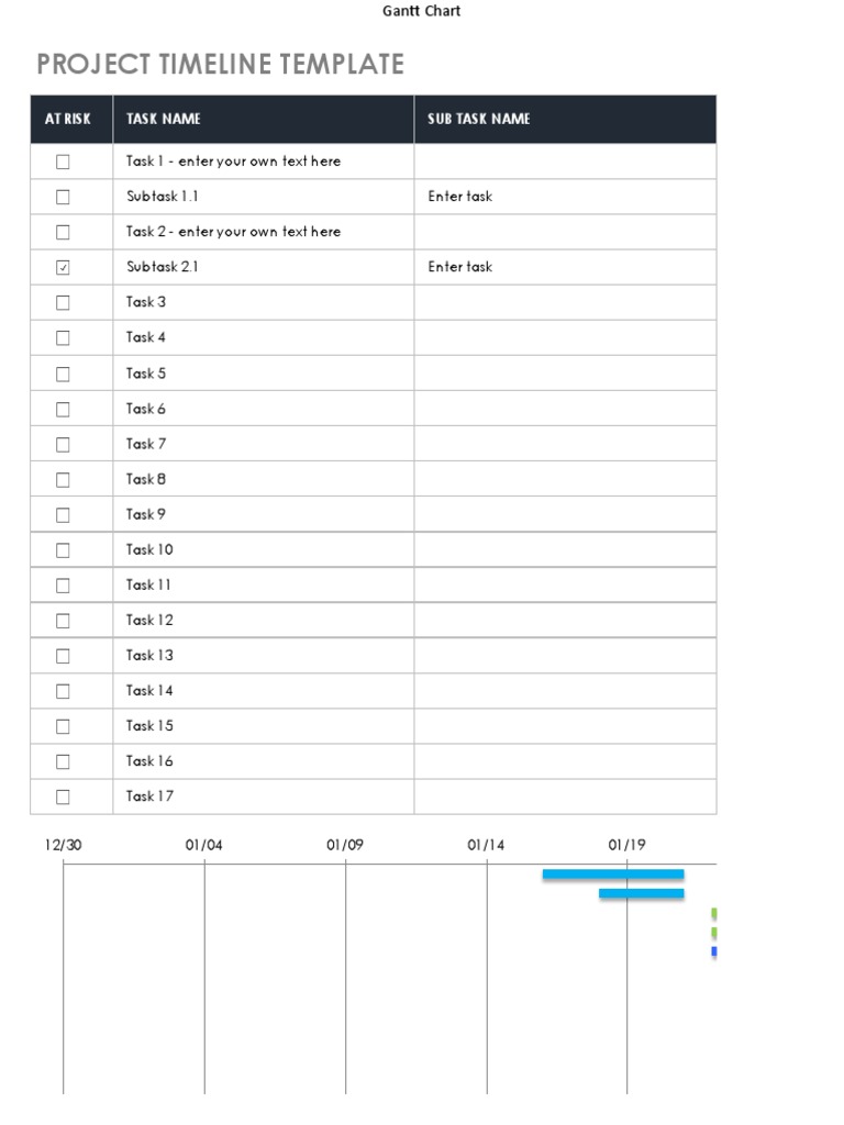 IC Project Timeline Template 8857 PDF | PDF | Project Management ...