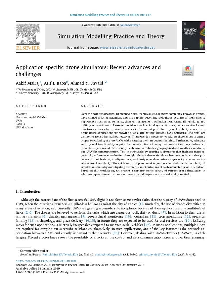Drone PDF | PDF | Unmanned Aerial Vehicle | Simulation