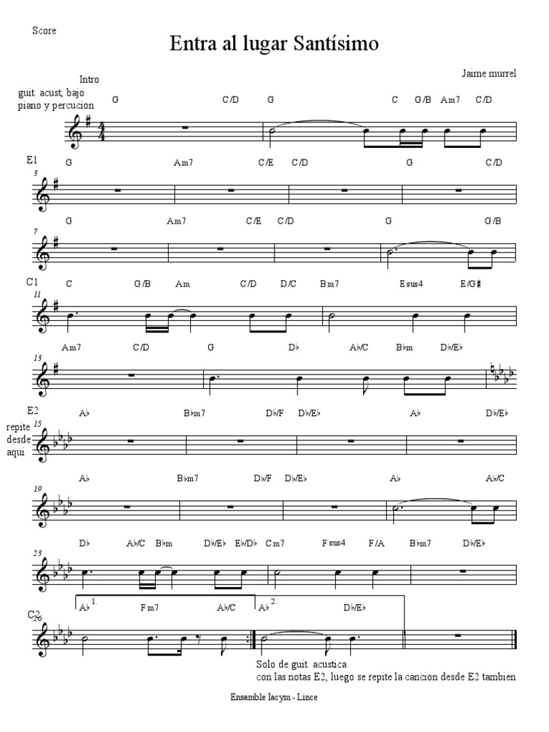 Entra Al Lugar Santísimo | PDF