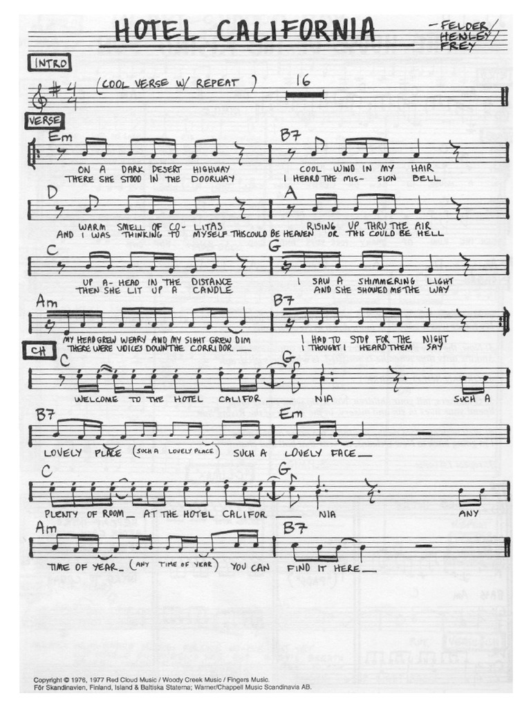 Hotel California | PDF