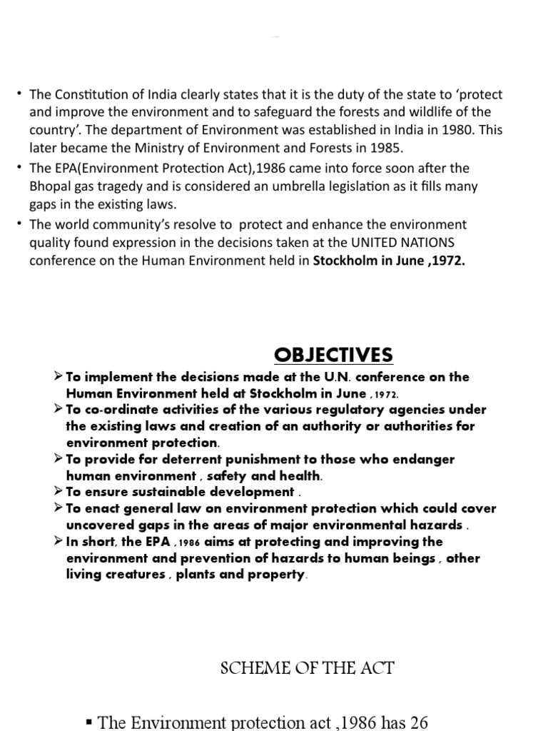 Environment Protection Act 1986 | PDF | Environmental Issues | Natural ...