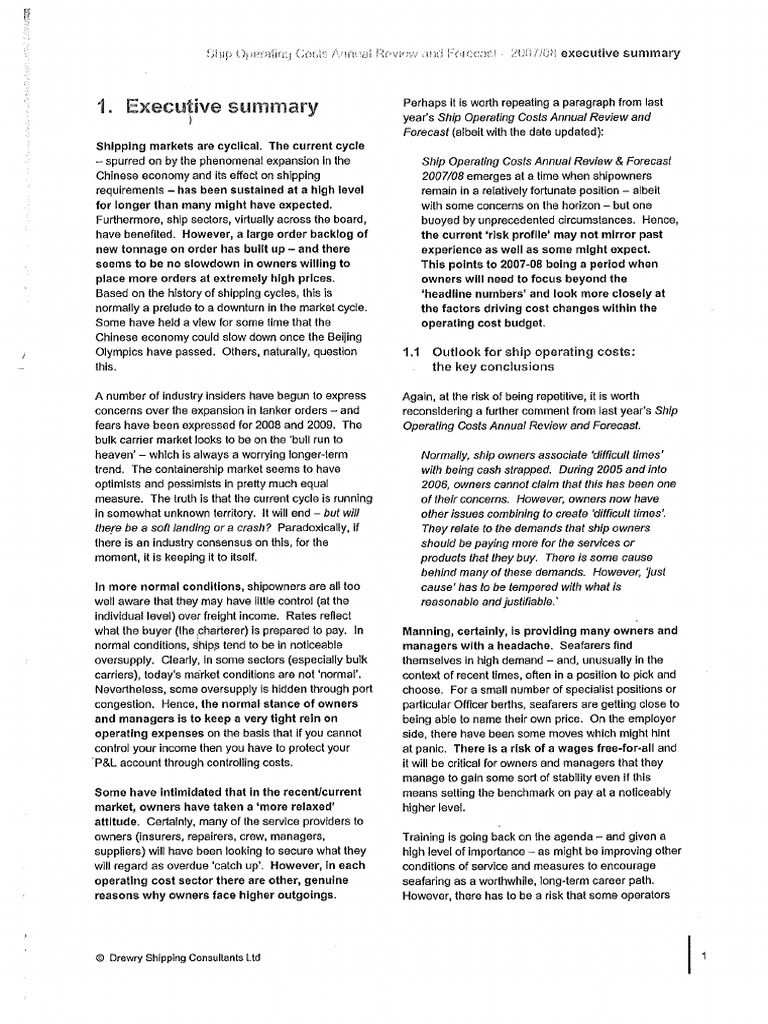 Drewry PDF | PDF