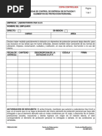SL - 002 Formato Asignacion de Lockers | PDF