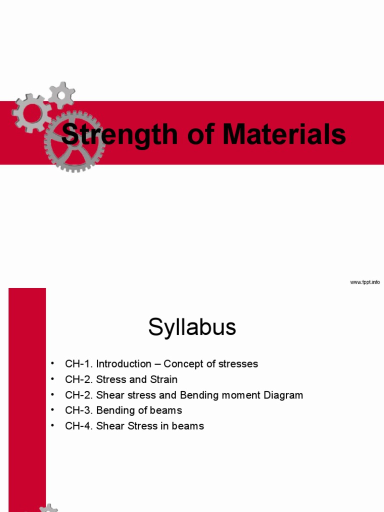 Strength of Materials | PDF | Strength Of Materials | Stress (Mechanics)