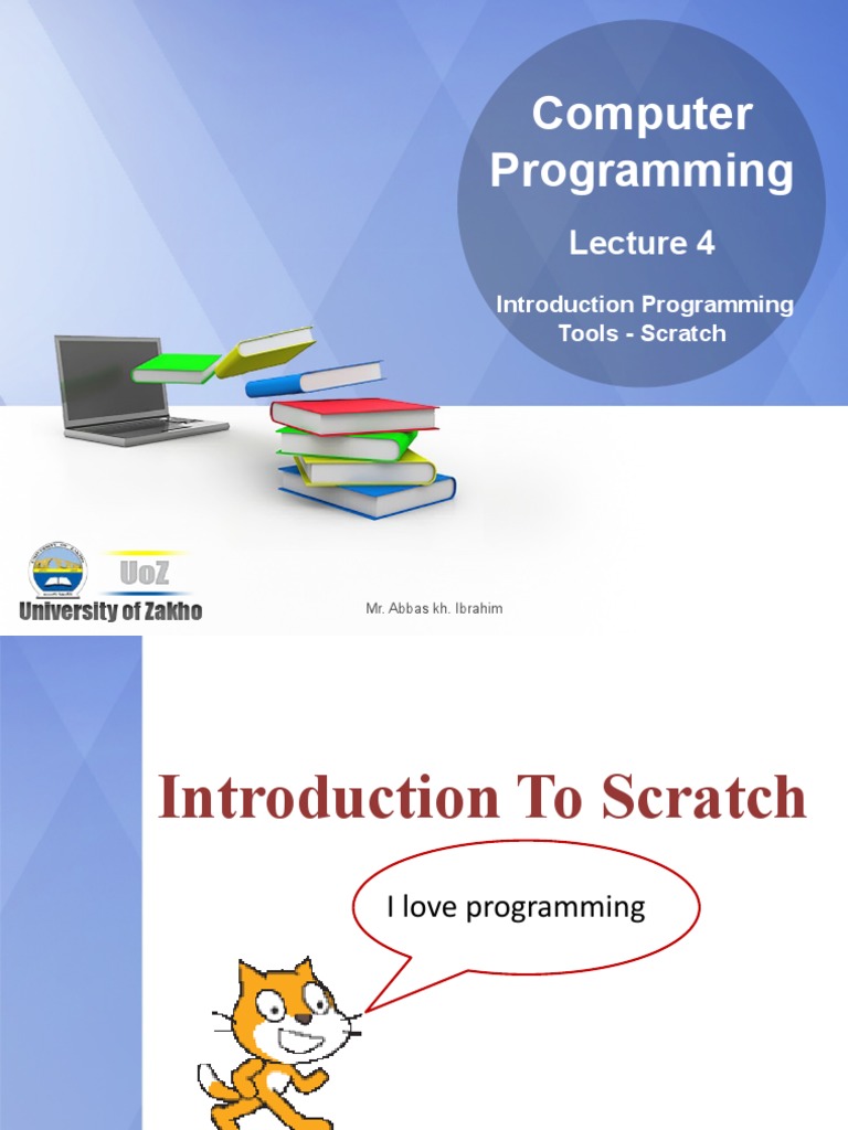 Computer Programming: Introduction Programming Tools - Scratch | PDF | Control Flow | Boolean ...