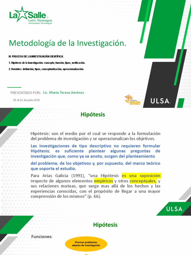 Clase N°11-12 Metodología de La Investigación IIC - 2020 | PDF ... Clase N°11-12 Metodología de La Investigación IIC - 2020 | PDF ...