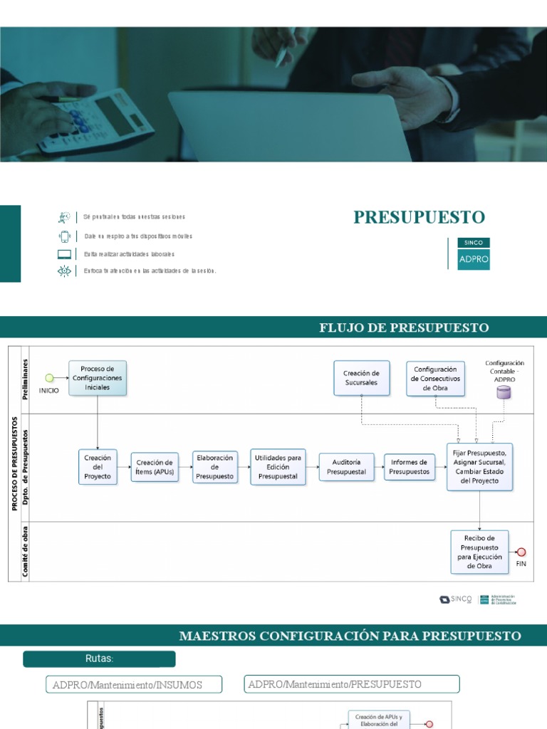 Sinco Adpro Presupuestos V4 | PDF | Presupuesto | Informática