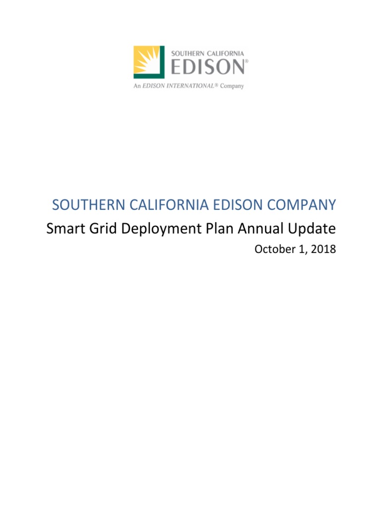 SCE Smart Grid 2018 | PDF | Smart Grid | Electrical Grid