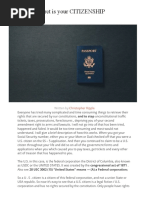 US Style Manual For You & Your Name in All Caps | PDF | Provinces And ...