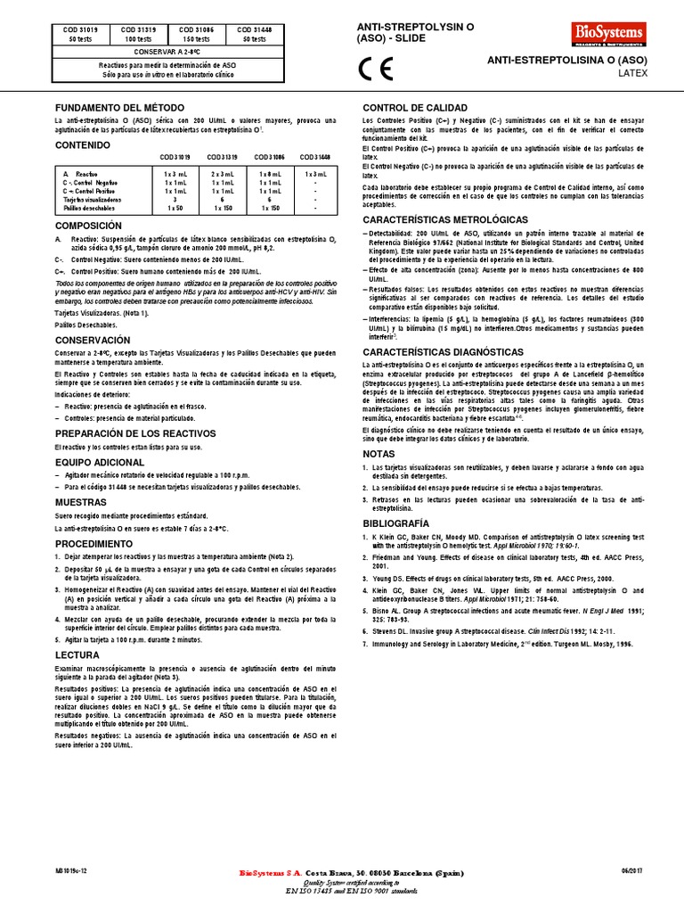 PCR Inserto | PDF | Estreptococo | Especialidades Medicas