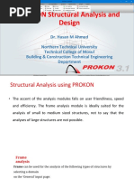 PROKON Structural Analysis and Design PDF | PDF | Beam (Structure) | Structural Analysis