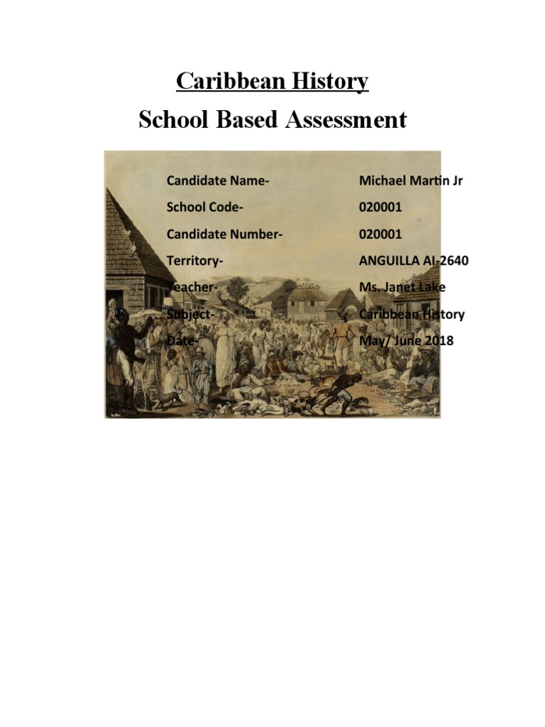 History SBA.1 | PDF | Clothing | Dances