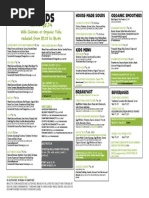 Menu Chopt Creative Salad Co | PDF | Pickling | Salad