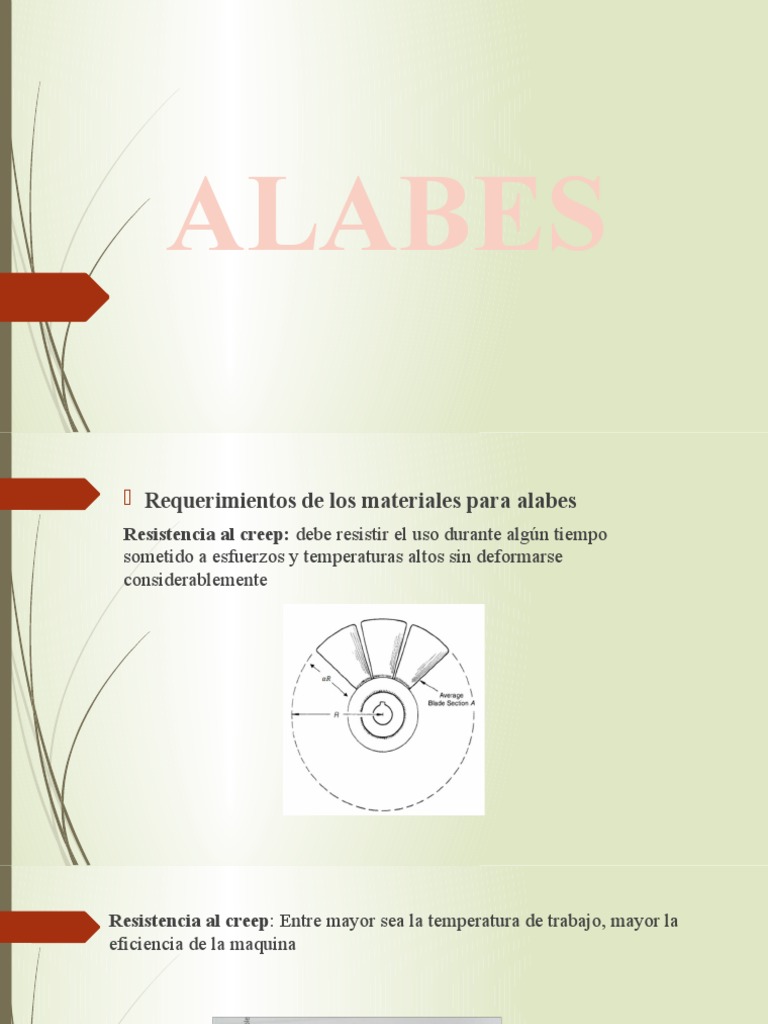 ALABES | PDF | Aleación | Materiales de construcción